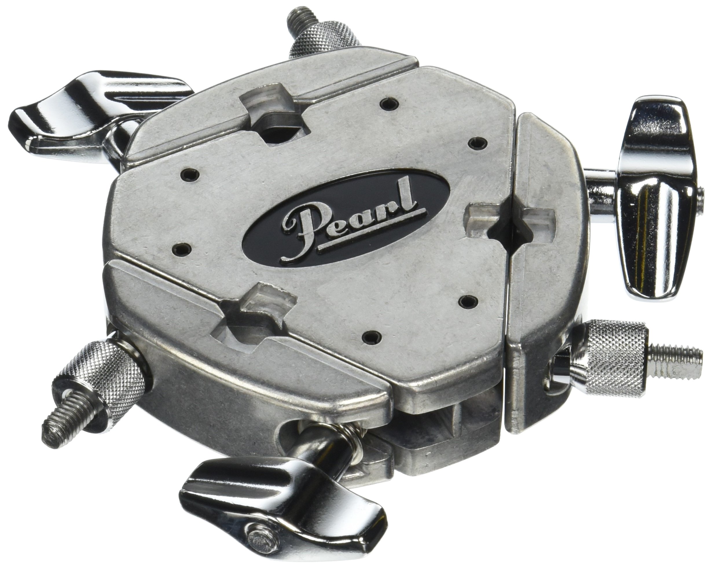Pearl ADP30 Three-Way Expandable Double Accessory Clamp for Mounting Drum and Cymbal Arms Anywhere around the Drum Set (Fits 5/8" to 1-1/8" Pipes.)