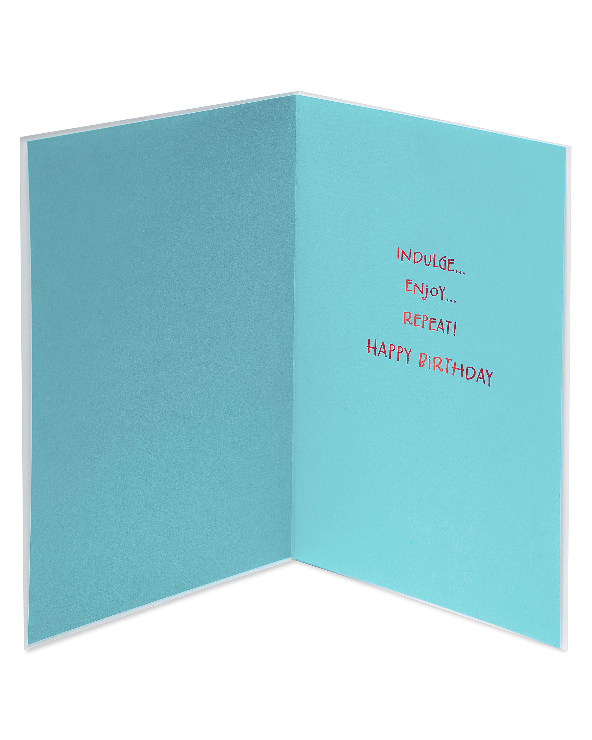 Papyrus Funny Cat Birthday Card (Indulge)