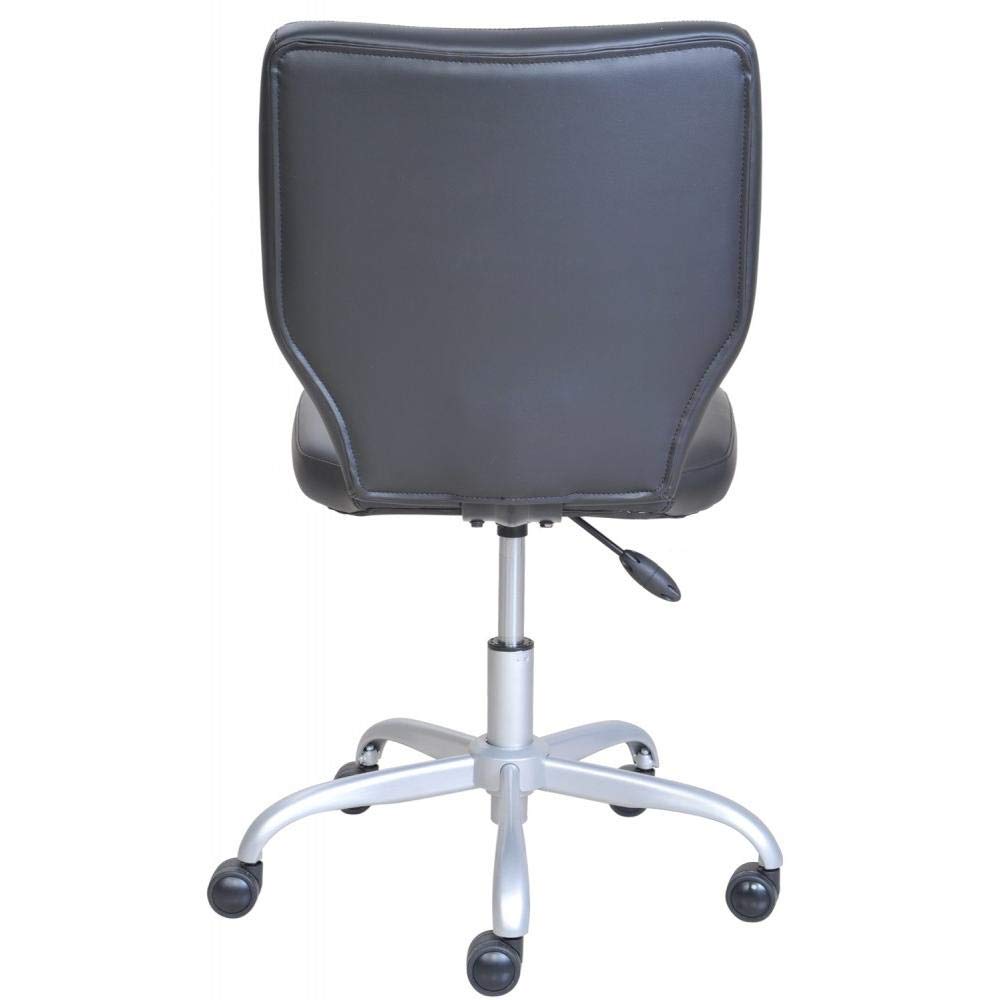 Office Chair with Matching Color Casters (Black)