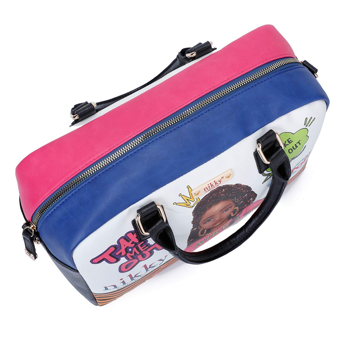 Nicole Lee NIKKY TAKE ME OUT BOSTON BAG