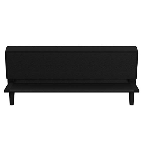 Serta Futon Sofa Bed, Twin or Smaller, Black