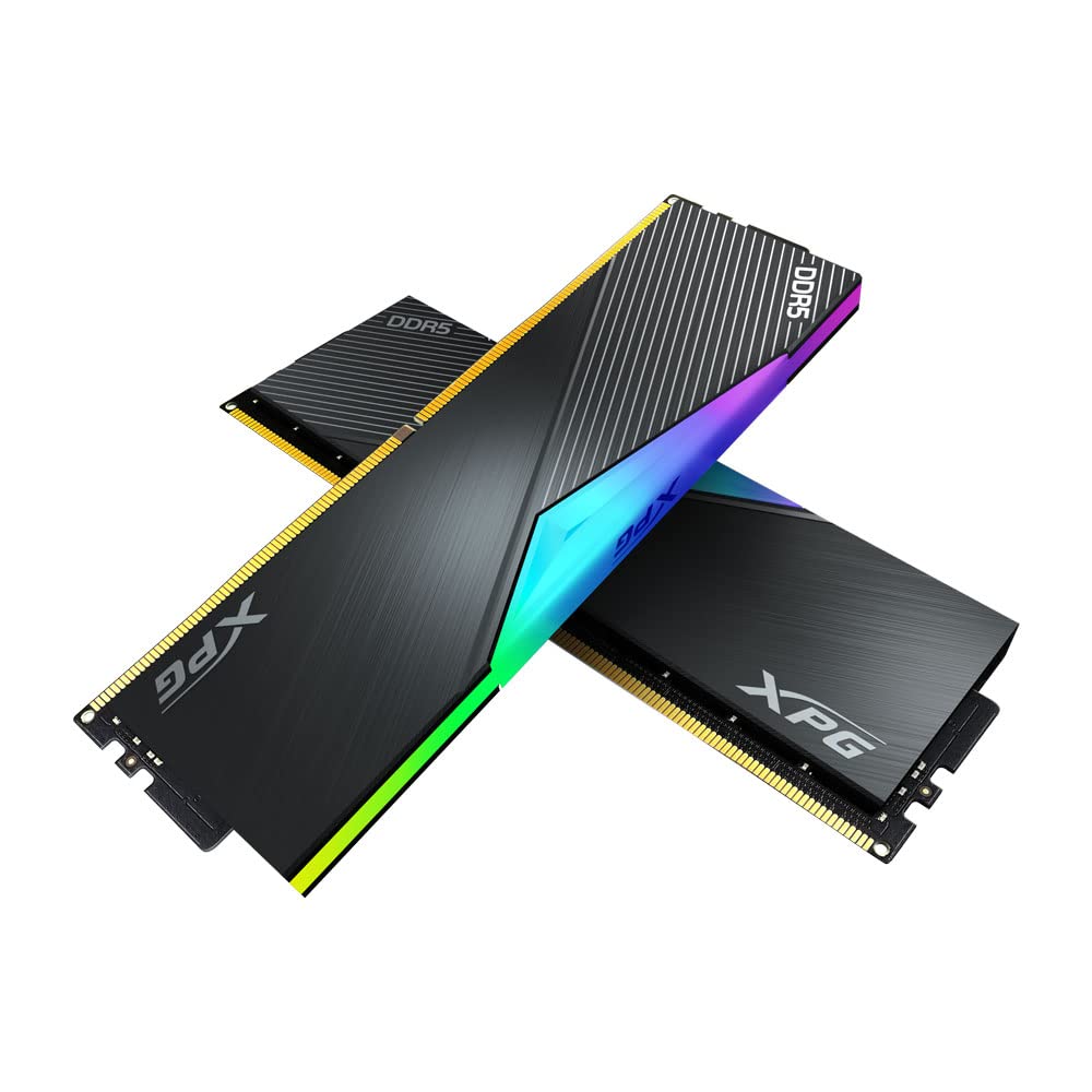 XPG 2TB GAMMIX S70 Blade PCIe Gen4 M.2 2280 Internal Gaming SSD Lancer DDR5 RGB 5200MHz 32GB (2x16GB) Desktop Memory Bundle (AGAMMIXS70B-2T-CS AX5U5200C3816G-DCLARBK)
