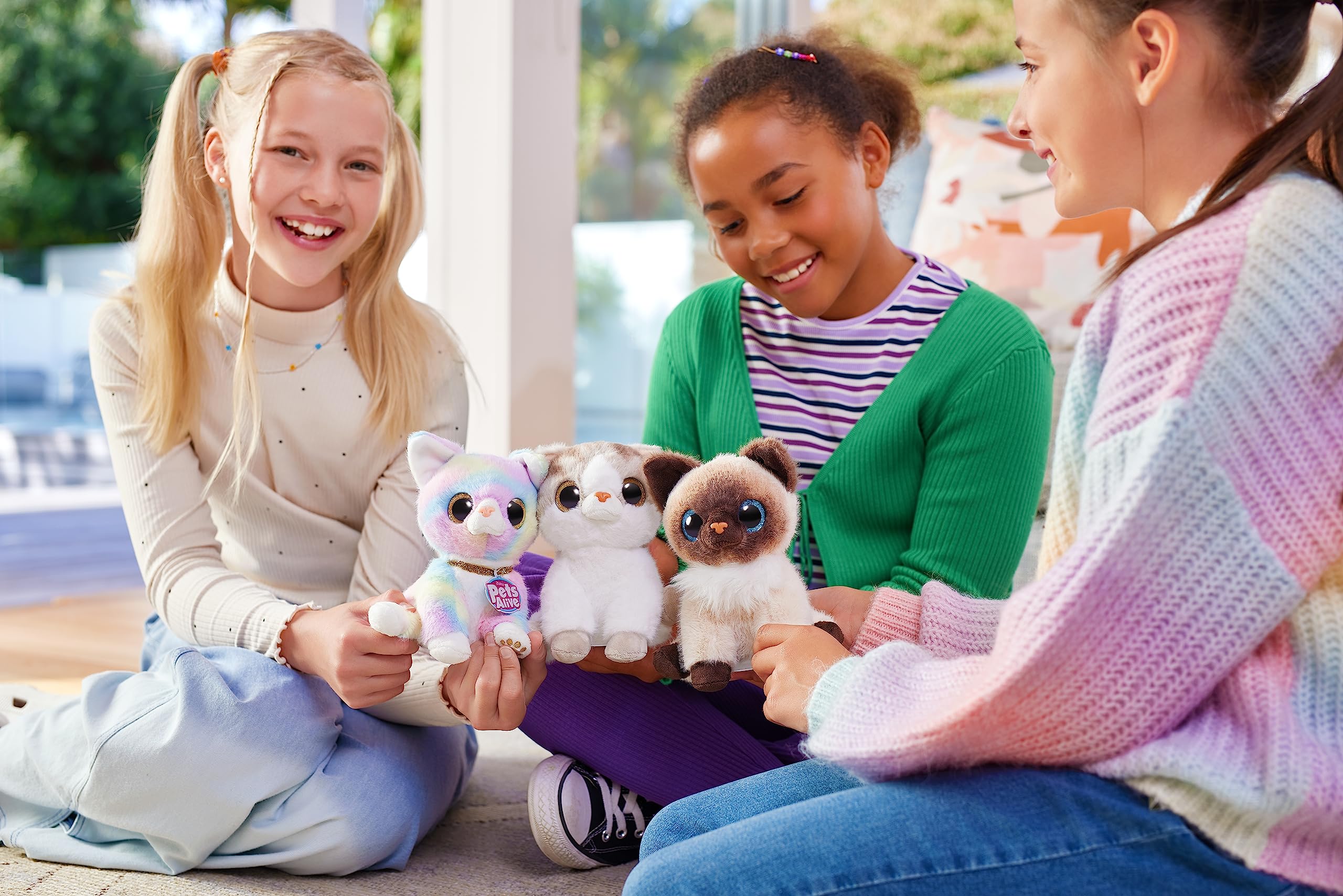 Pets Alive Smitten Kittens Surprise (Scottishfold Alli) by ZURU Nurture Play Soft Toy Unboxing Adopt Interactive 10 Sounds