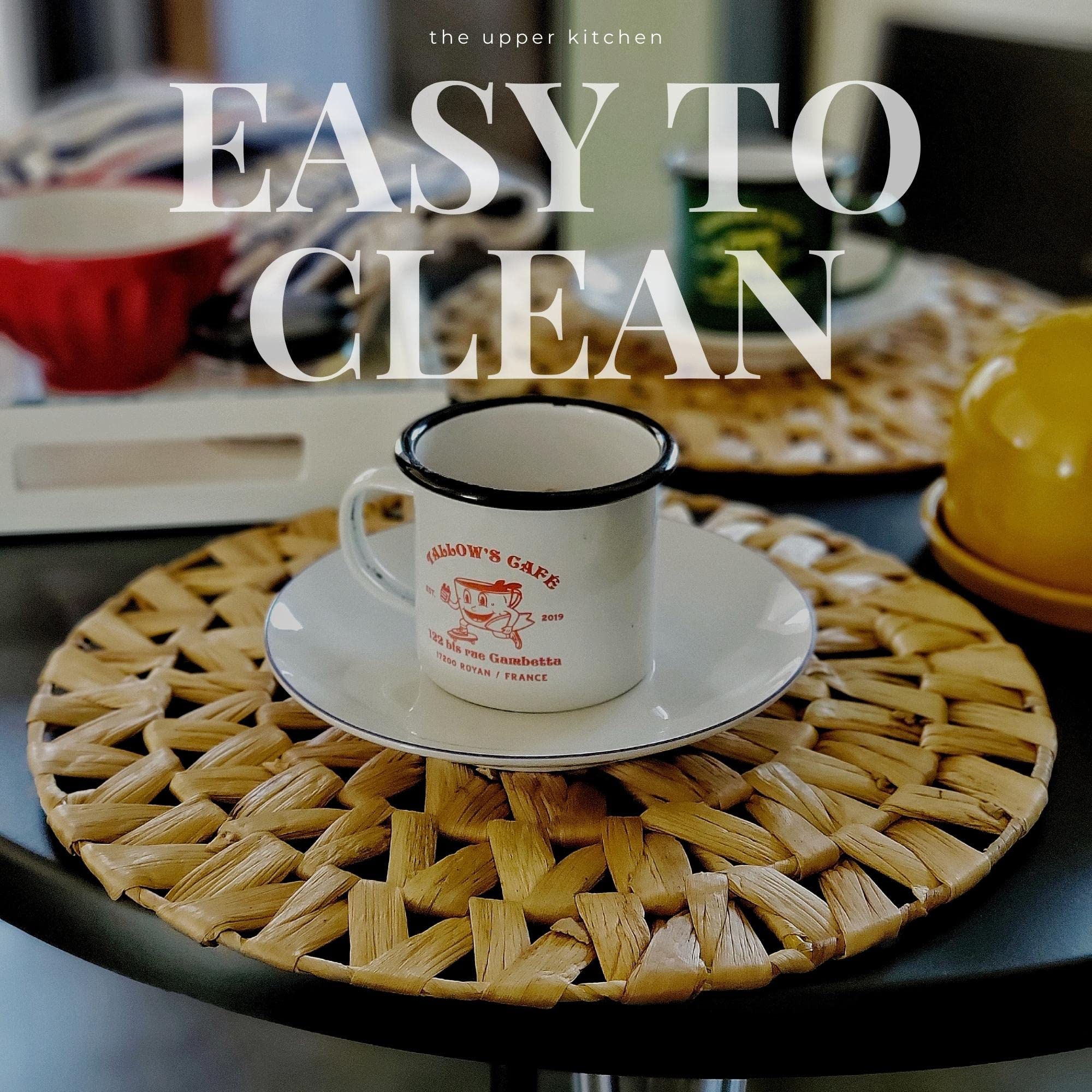 The Upper Kitchen Chargers for Dinner Plates β 14 inch Water Hyacinth Placemats, Woven Placemats, Rattan Chargers, Boho Charger Plates, Plate Chargers