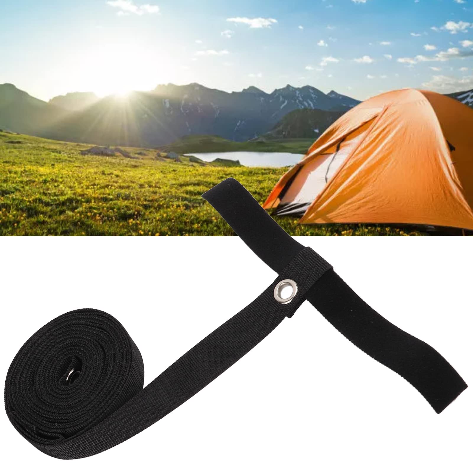 Vifemify Durable Nylon Outdoor Tent Extension Straps Multi-Purpose Tent Attachment Rope Straps for Camping picnics