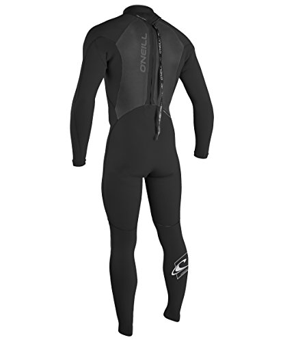 O'Neill Wetsuits Men's Epic 3/2mm Back Zip Full Wetsuit, Black/Black/Black, 3X-Large