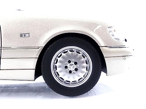 Norev 1997 S600 Smoke Silver Metallic 1/18 Diecast Model Car 183723