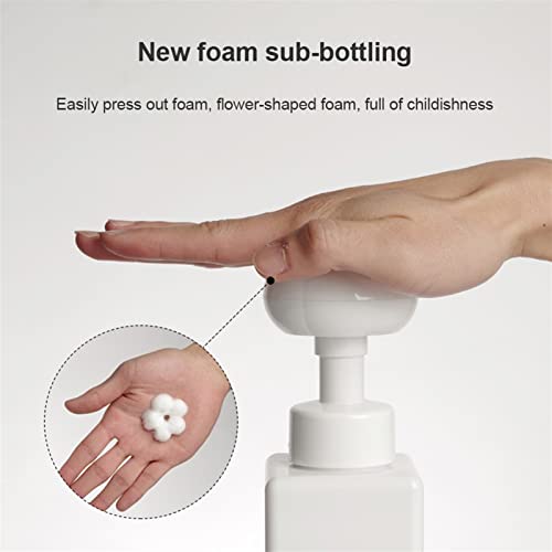 Soap Dispenser Soap Bottle Foaming Lotions Refillable Bottle Flower Pump Head Soap Shampoo Cosmetic Empty Bottle 250ML Bathroom Soap Dispenser (Color : J)