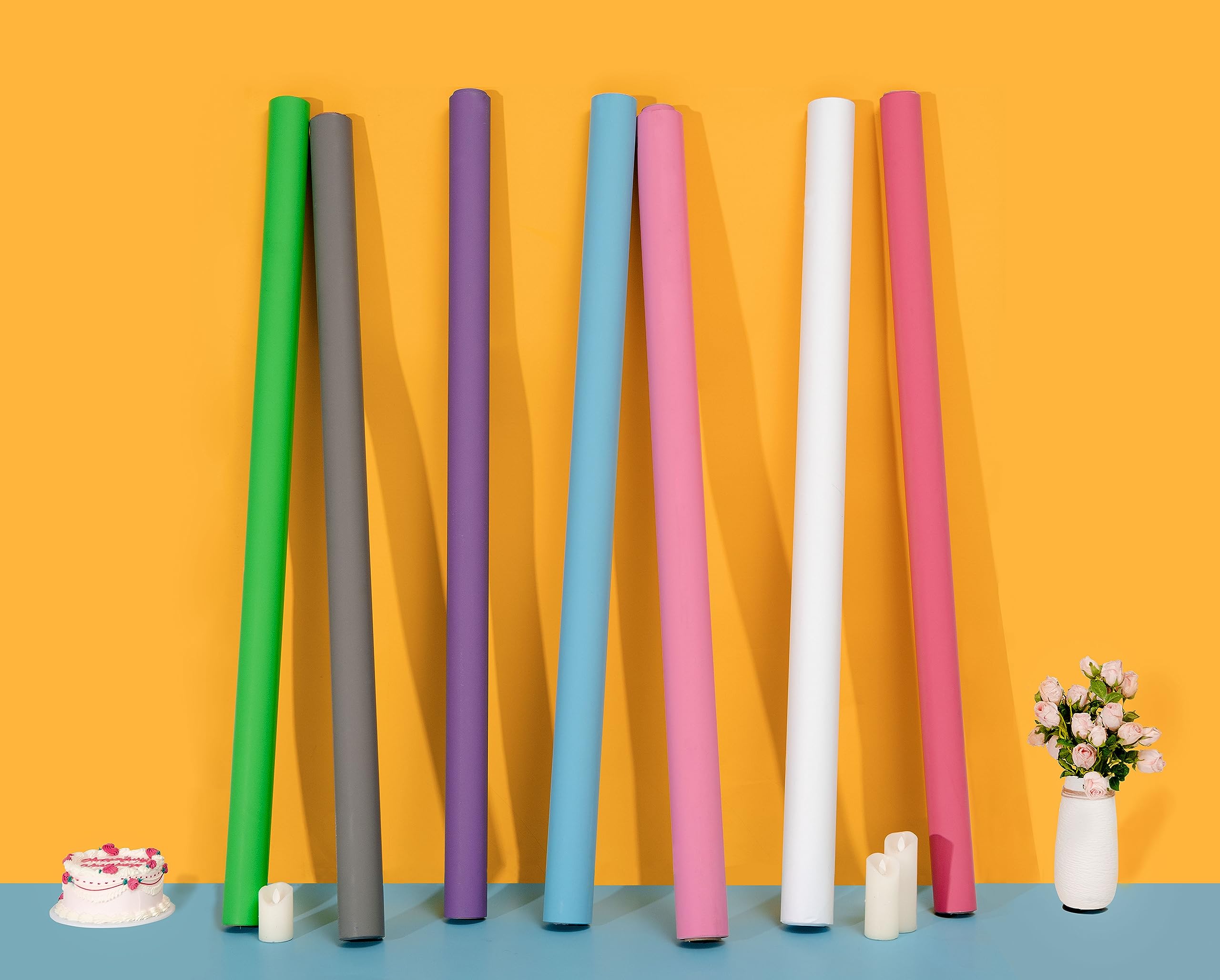 Photo Paper Backdrops for Photography, Kate White Seamless Background Paper Backdrop Rolls for Photoshot, 86" x32'