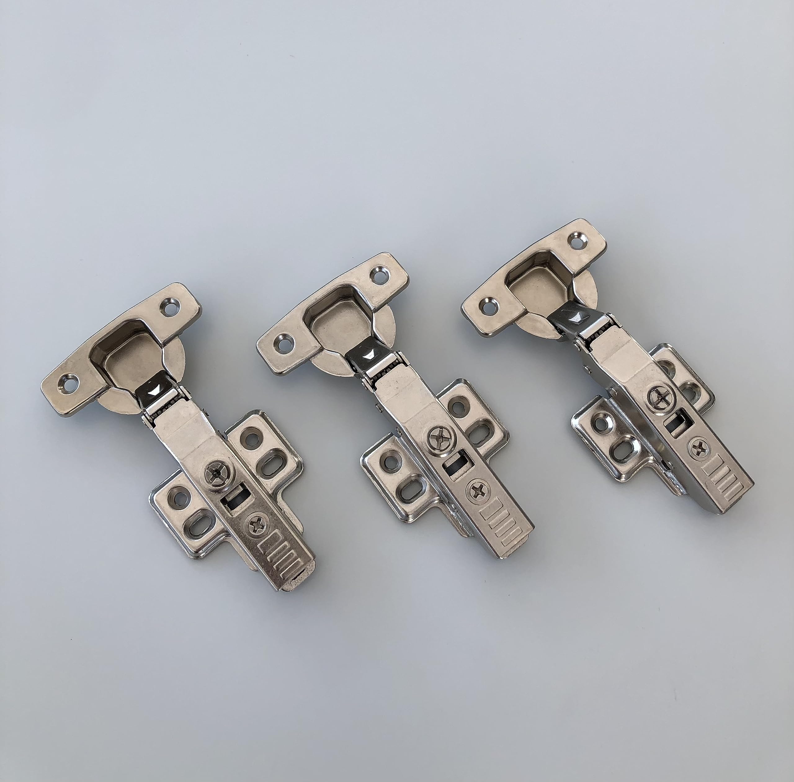NELI Set of 4 Hinges (New) with softclose for Pax (Like KOMPLEMENT Hinges) with 4 Hinges and 16 Screws