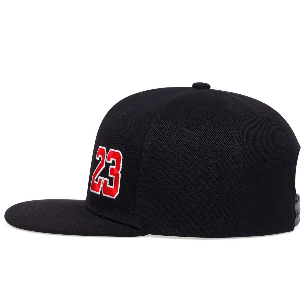 VORON Classic Flat Bill Visor Snapback Hat Player Team Number 23 Embroidered Baseball Cap Adjustable Unisex Hat Black