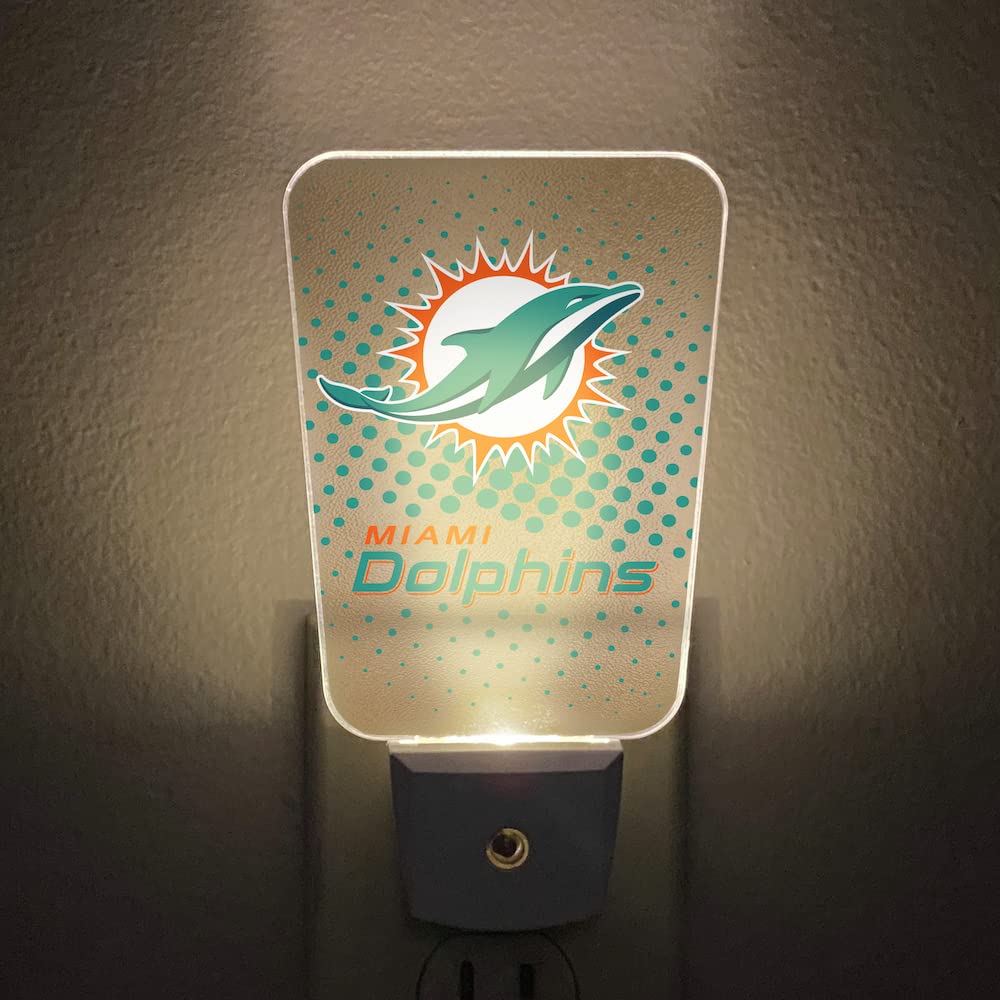 Party Animal NFL Miami Dolphins Team Night Light