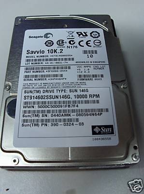 Seagate ST9146802SS-DELL 146GB SAS SAVVIO 2.5 W/ DELL TRAY (ST9146802SSDELL) (Renewed)