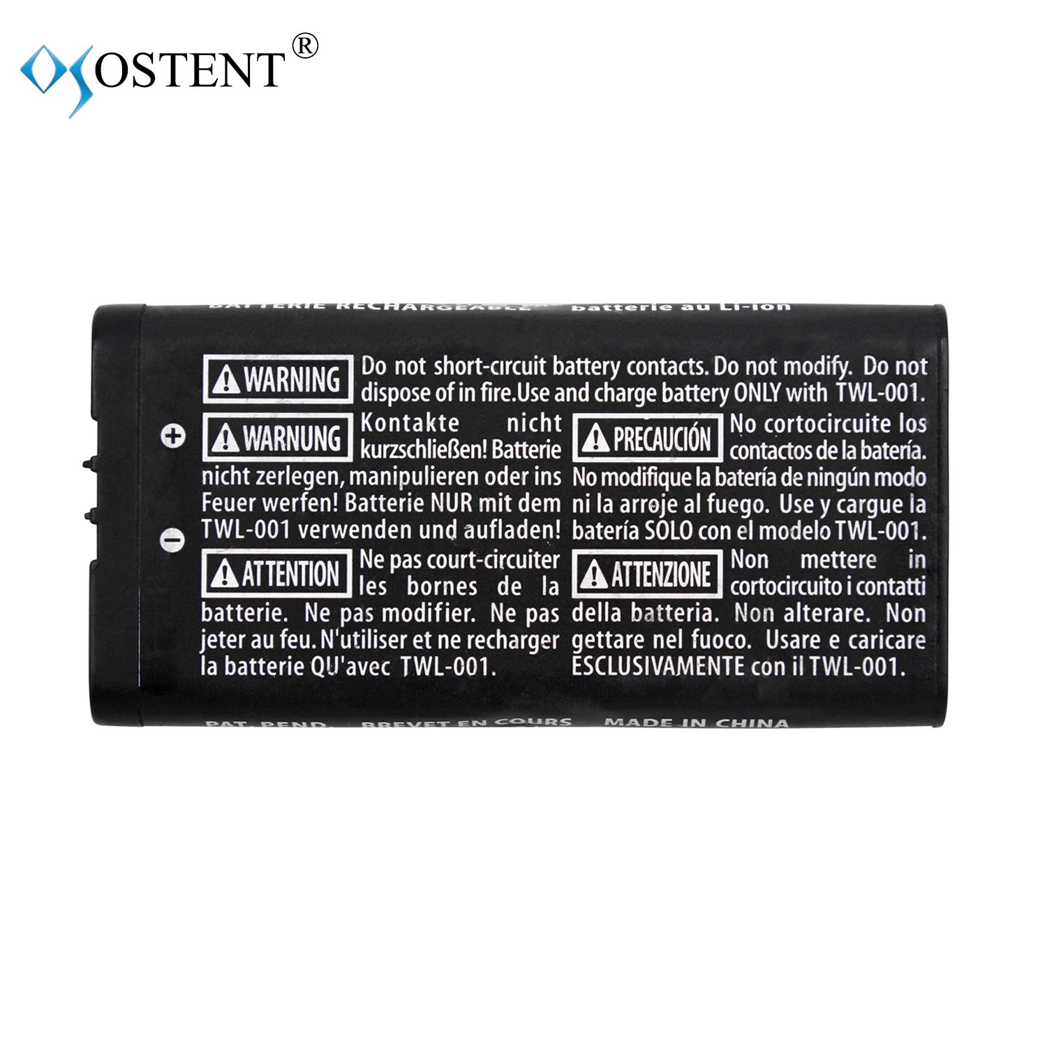 OSTENT 840mAh Rechargeable Lithium-ion Battery + Tool + Pen Pack Kit for Nintendo DSi NDSi