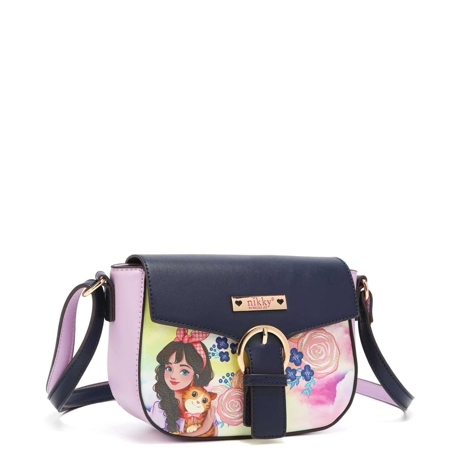 Nicole Lee LOVELY CLARA 3 PIECE SET (DOME SATCHEL, CROSSBODY, POUCH)