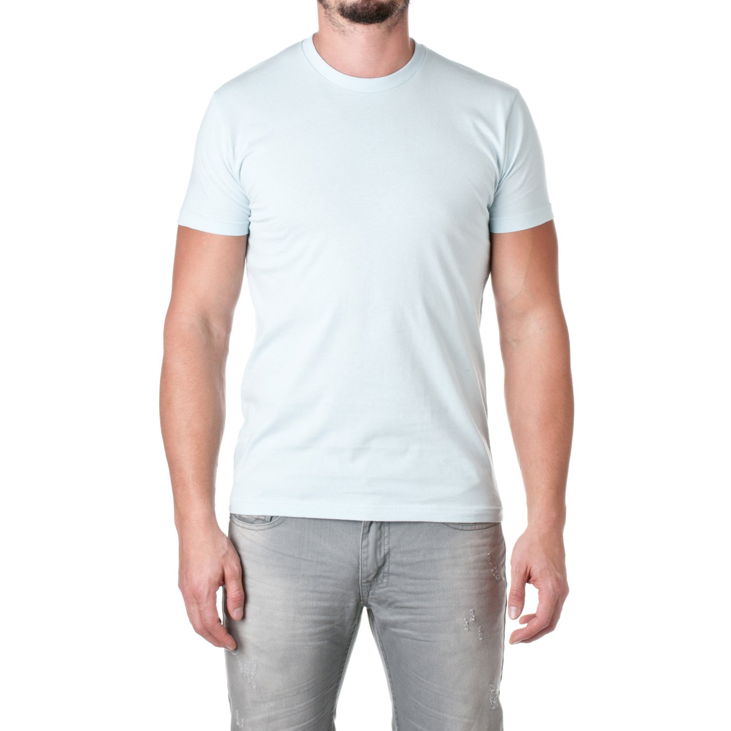 Next Level Unisex Cotton T-Shirt M LIGHT BLUE