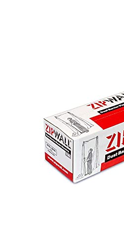 ZipWall PY50 Dust Barrier Plastic Sheeting, White 10ft x 50ft, 3 mil