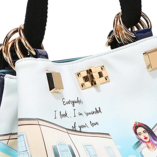 Nicole Lee Multifunctional Bucket Bag (COZY STREET IN MILAN)
