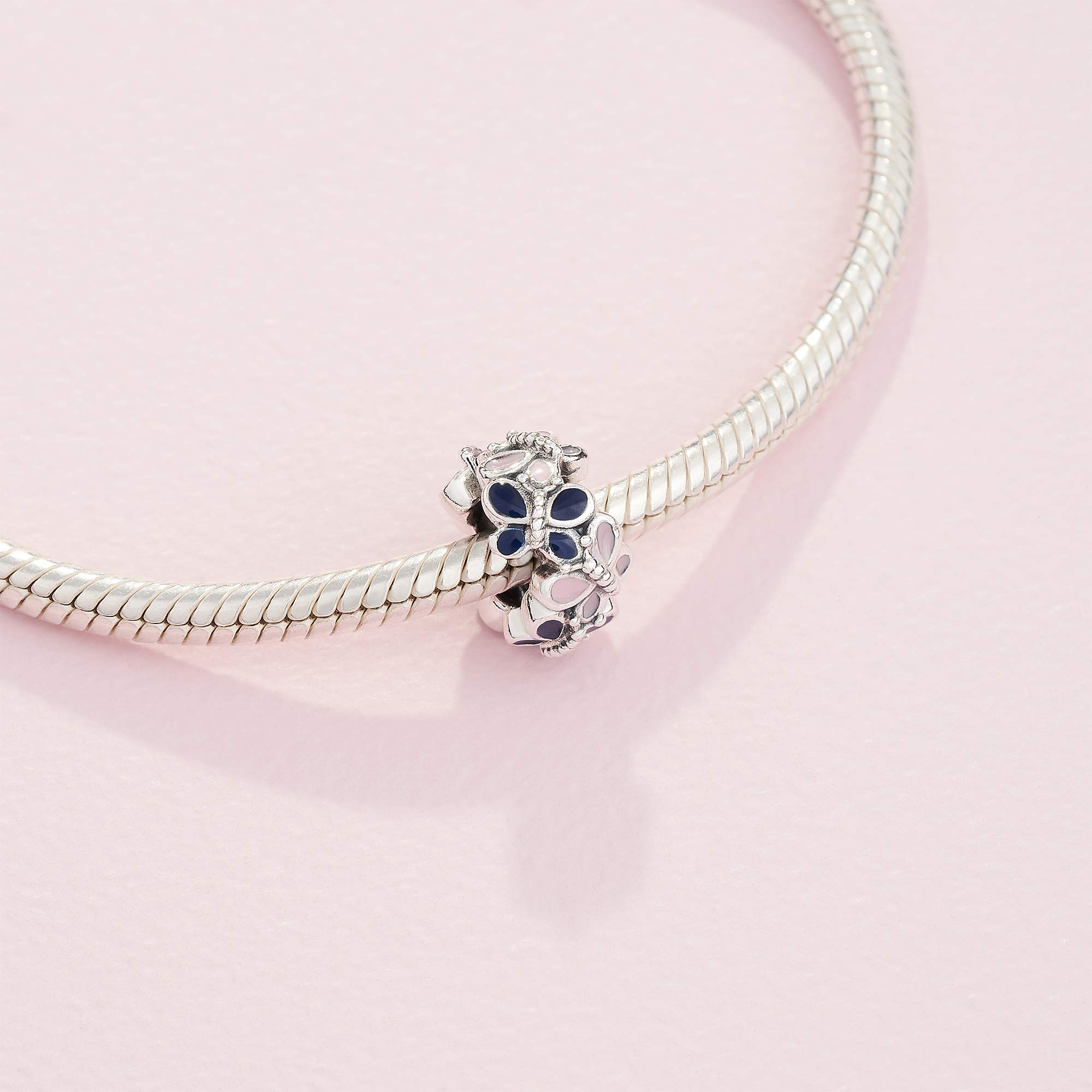 Pandora Jewelry Butterflies Spacer Sterling Silver Charm