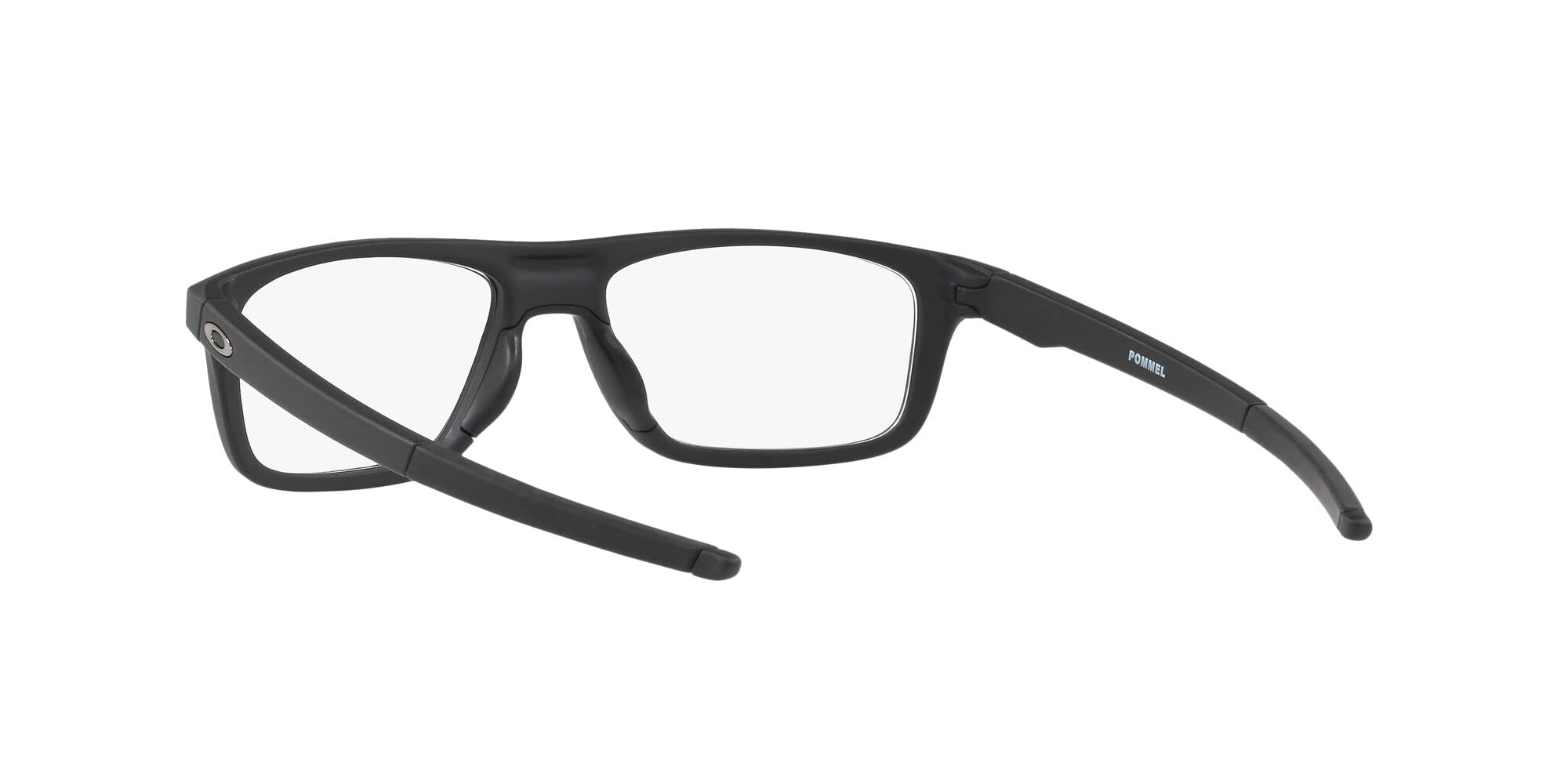 Oakley Men's OX8127 Pommel Rectangular Reading Glasses, Satin Black, 53mm + 1