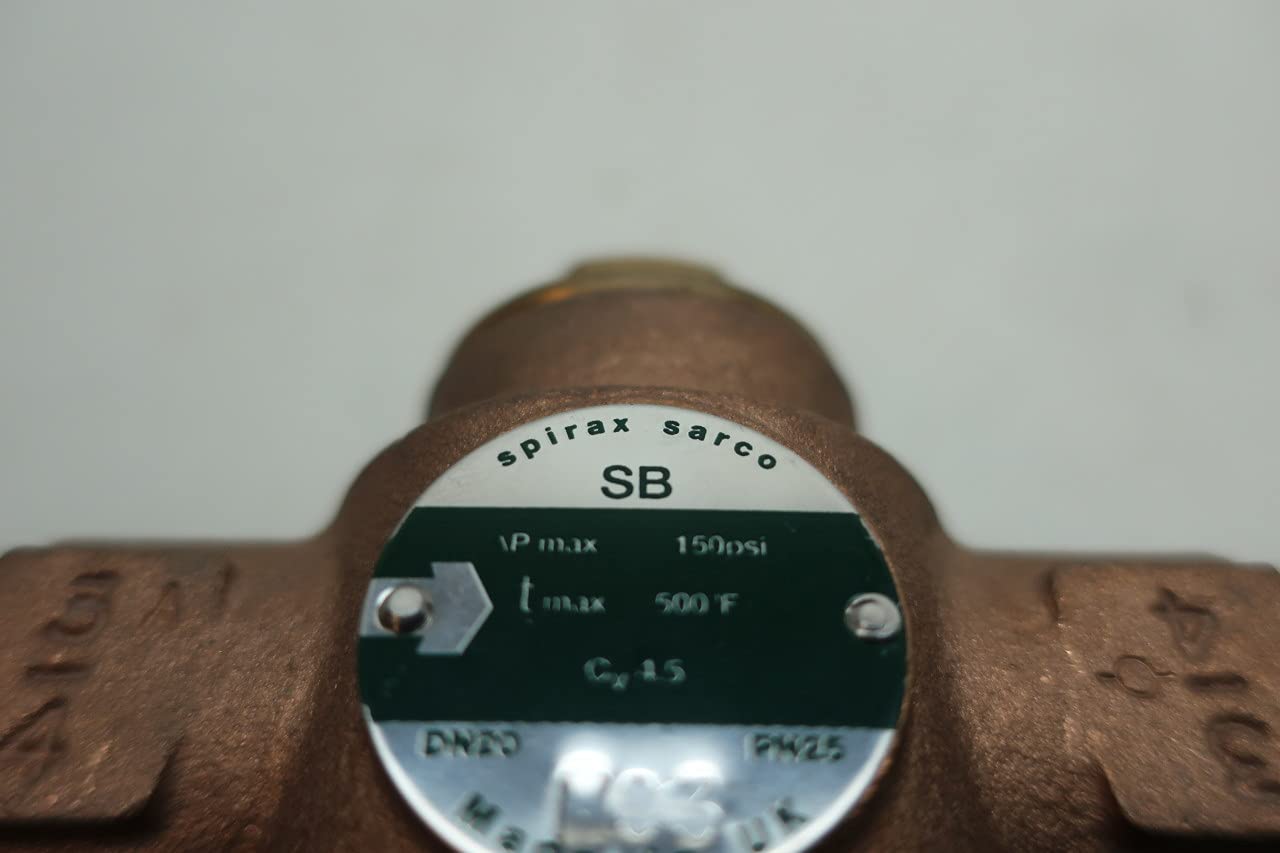 SPIRAX SARCO SB SELF Acting Temperature Control Valve Bronze Threaded 3/4IN NPT