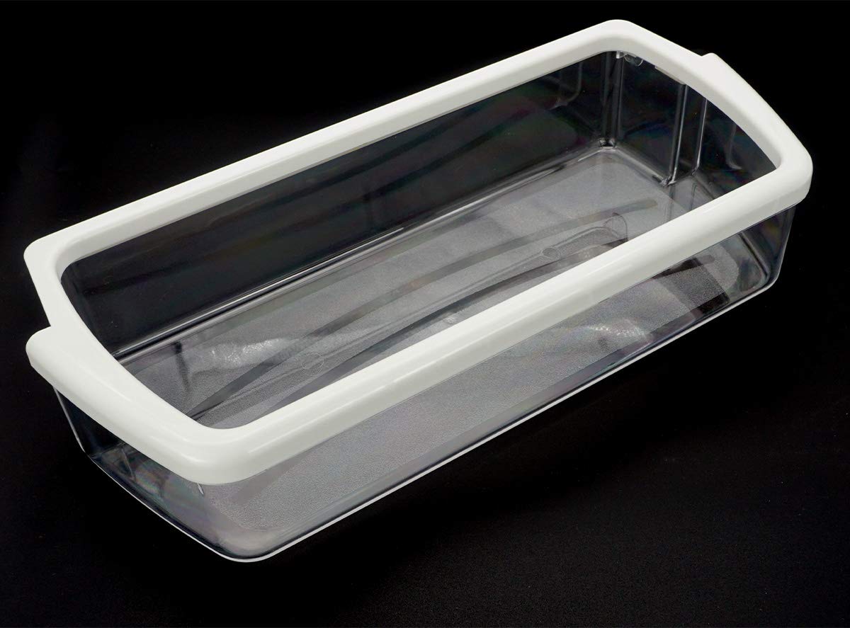 Siwdoy (Pack of 2 W10321304 Door Shelf Bin Compatible with Whirlpool Refrigerator Replaces WPW10321304 AP6019471 2179575 PS11752778, Clear