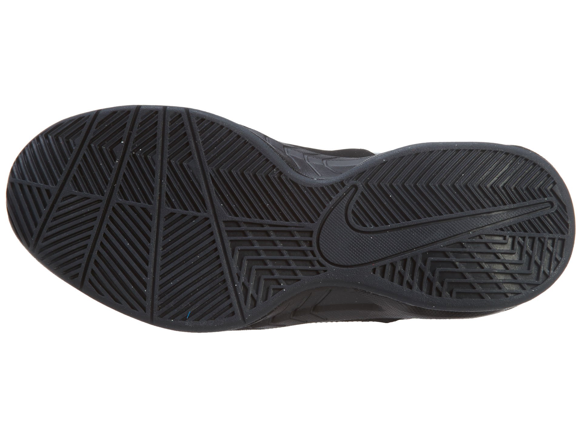 Nike Mens Air Visi Pro Vi NBK Black/Anthracite Ankle-High Nubuck Basketball Shoe - 10M