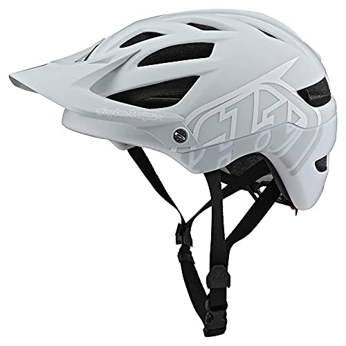 Troy Lee Designs A1 MIPS Helmet Classic Light Gray/White, Xs