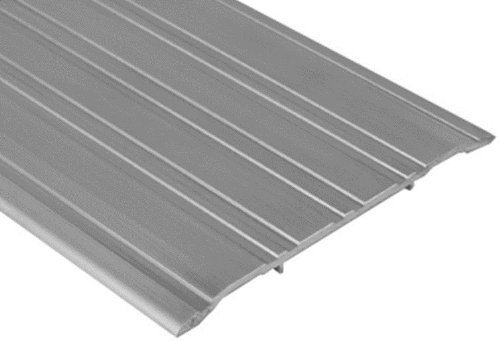 Pemko - 271A48 Fluted Saddle Threshold, Mill Finish Aluminum, 48"L x 5"W x 0.25"H