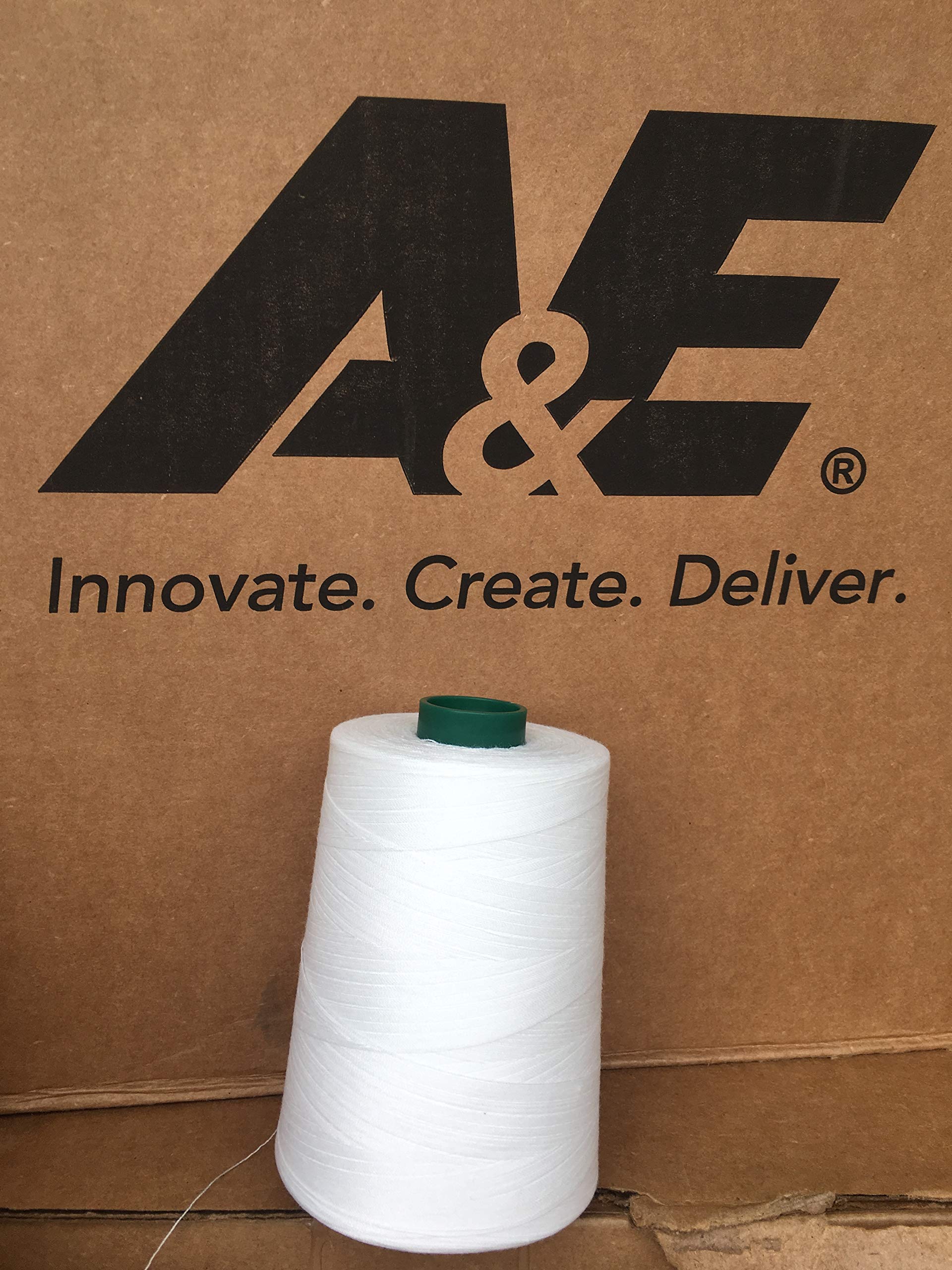 Perma Core Poly-wrap Poly Sewing Thread Tex-40 6,000 Yds (White)