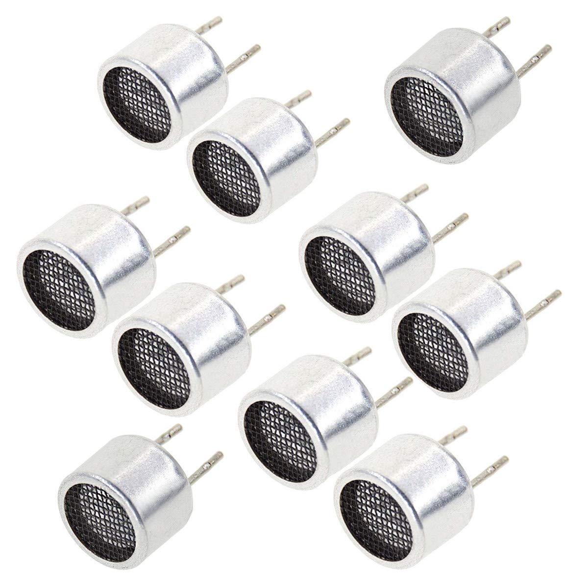SUBALIGU 20pcs TCT40-16R/T 16mm Split Ultrasonic Sensor Ultrasonic Transceiver Probe 10 Transmitters + 10 Receivers T+R Ultrasonic Sensor Set