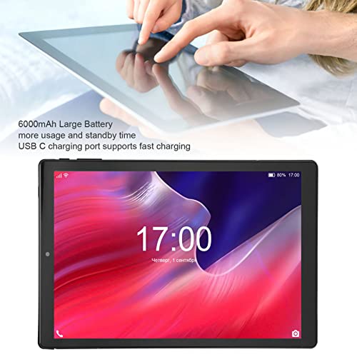 Yoidesu 10 Inch Tablet, Tablet PC 3 and 64G Memory IPS Screen, Octa Core 128GB Expand Tablet with 3G Network and WiFi for 11 Black