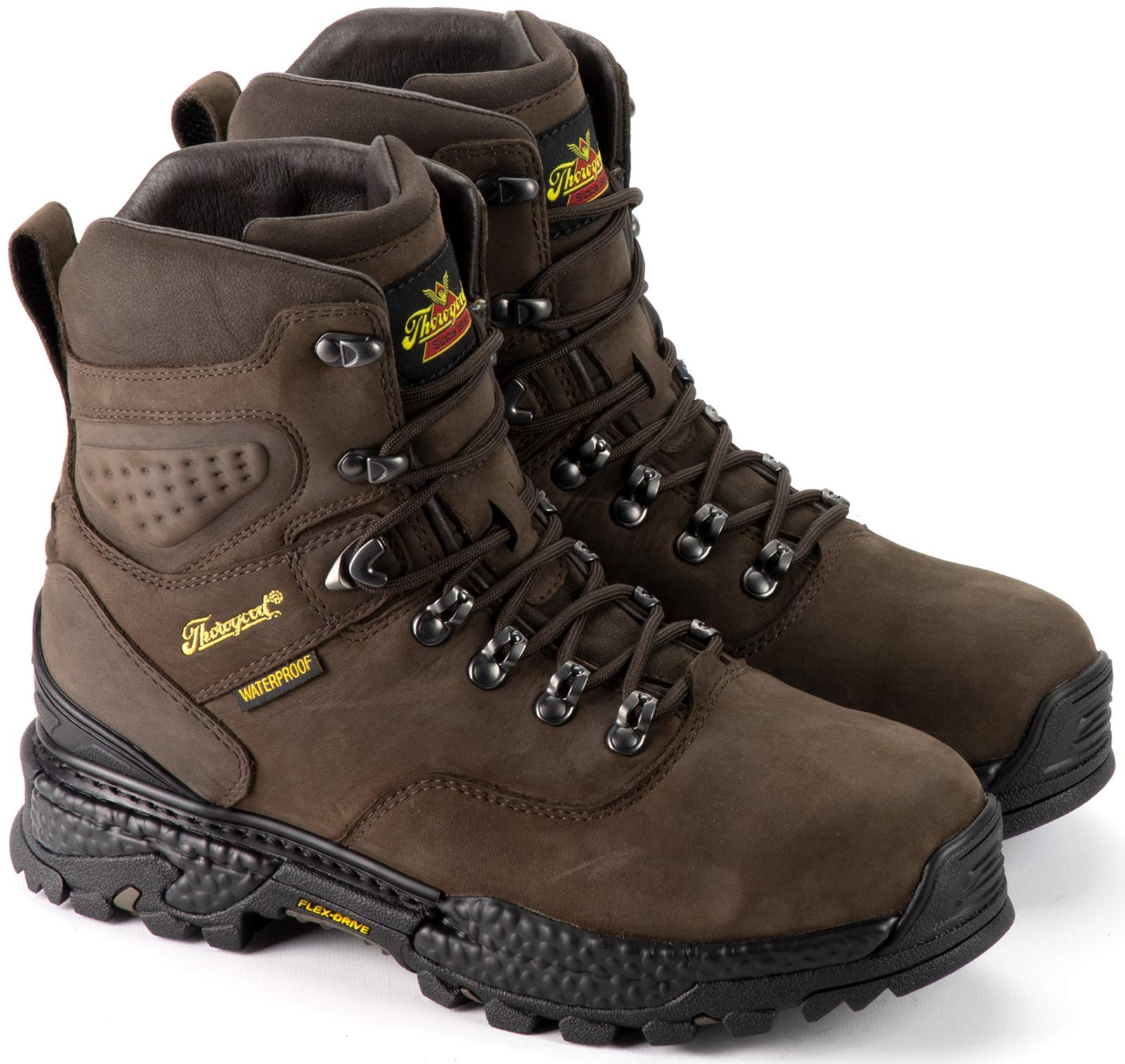 Thorogood Infinity FD Series 7β Waterproof Hunting and Hiking Boots for Men with Full-Grain Leather, Moisture-Wicking Lining, and Anti-Fatigue Traction Outsole, Drakar - 12 W US