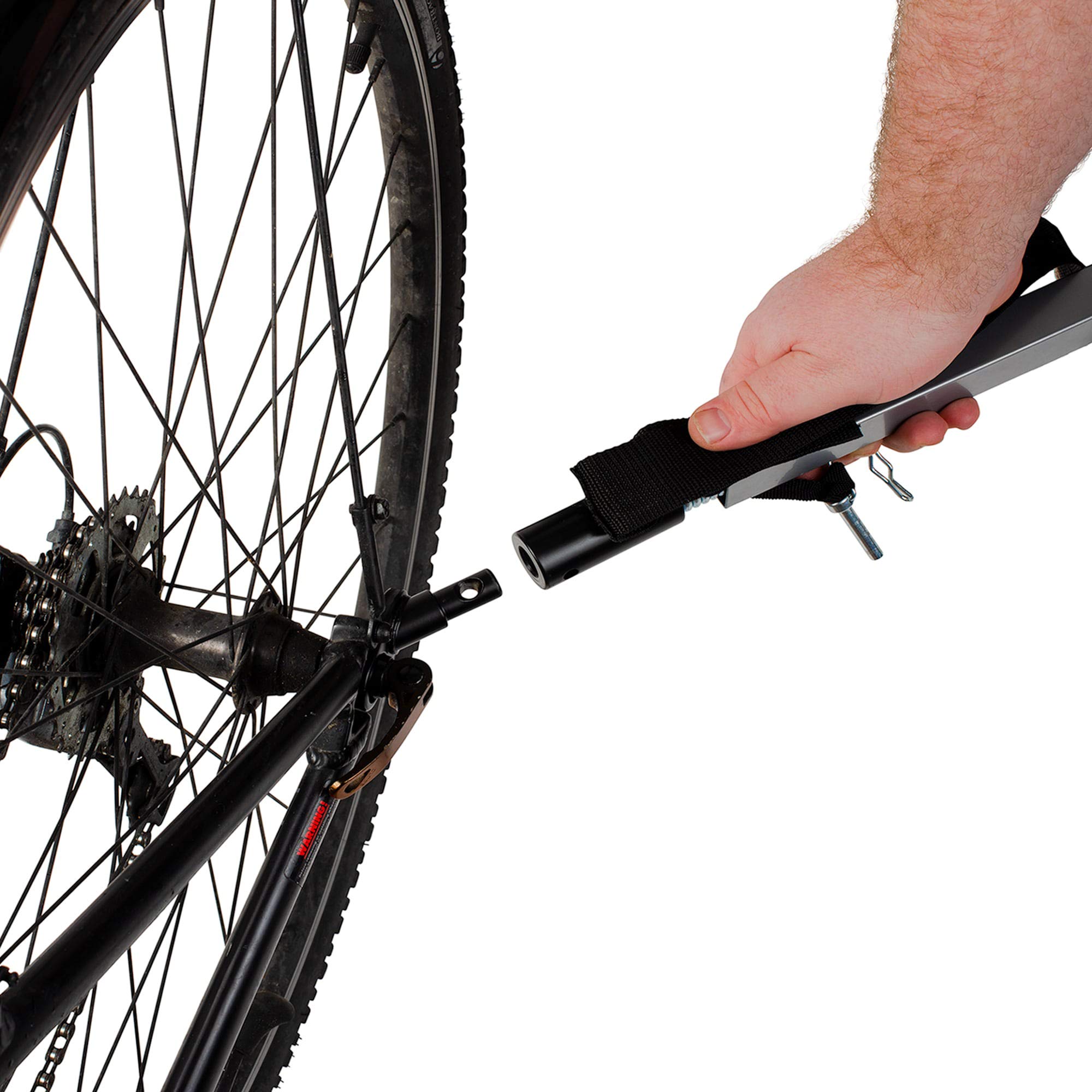 Retrospec Bike Trailer Steel Coupler Attachment for Child, Cargo & Pet Bicycle Trailers, Black