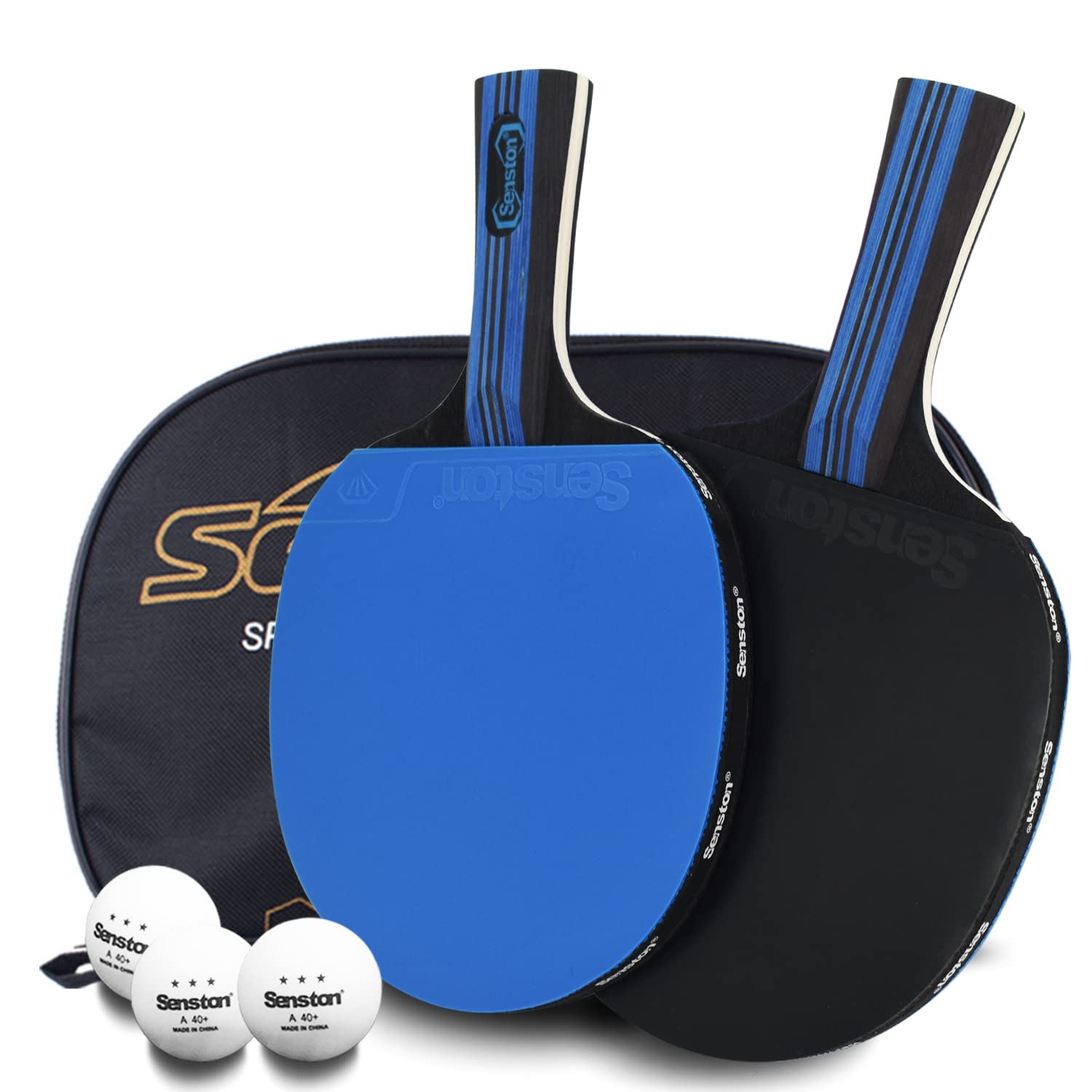 Senston Ping Pong Paddle Set of 2-Pro Premium Table Tennis Paddles