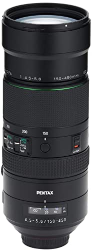 Pentax HD D FA 150-450mm f4.5-5.6ED DC AW Super-Telephoto Lens for Pentax KAF Cameras