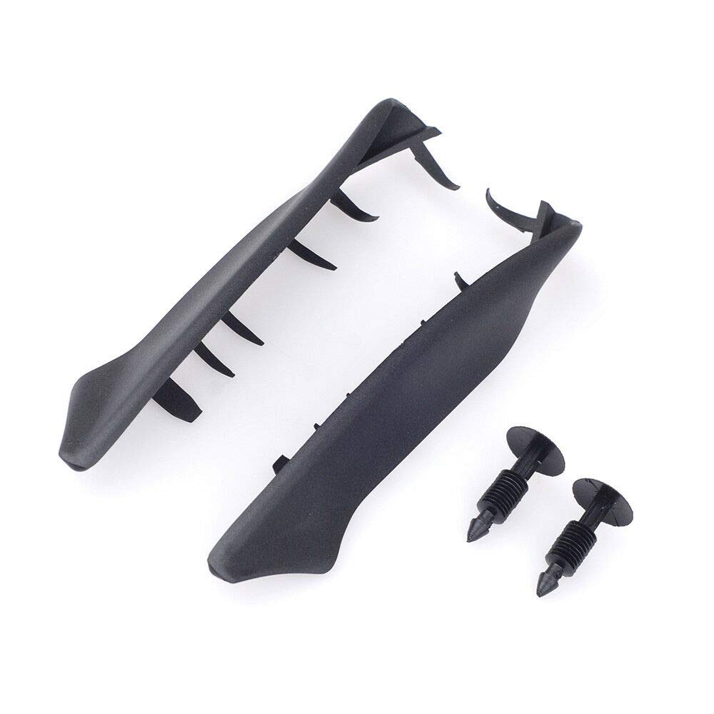Perfit Liner Wiper Cowling Rubber End Pieces Includes Retaining Pins Compatible With FORD 2004-2008 F-150, 2006-2008 Mark LT Fit 4L3Z15022A69AA 4L3Z15022A68BA