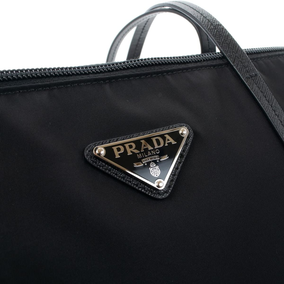 Prada Women's Black Nylon Shopping Tote 1BG189