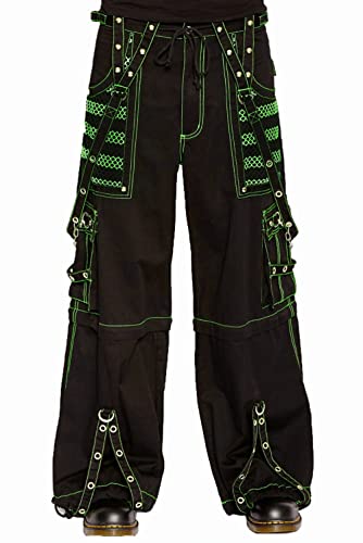 Tripp NYC Electro Pants [Black/Green] XS