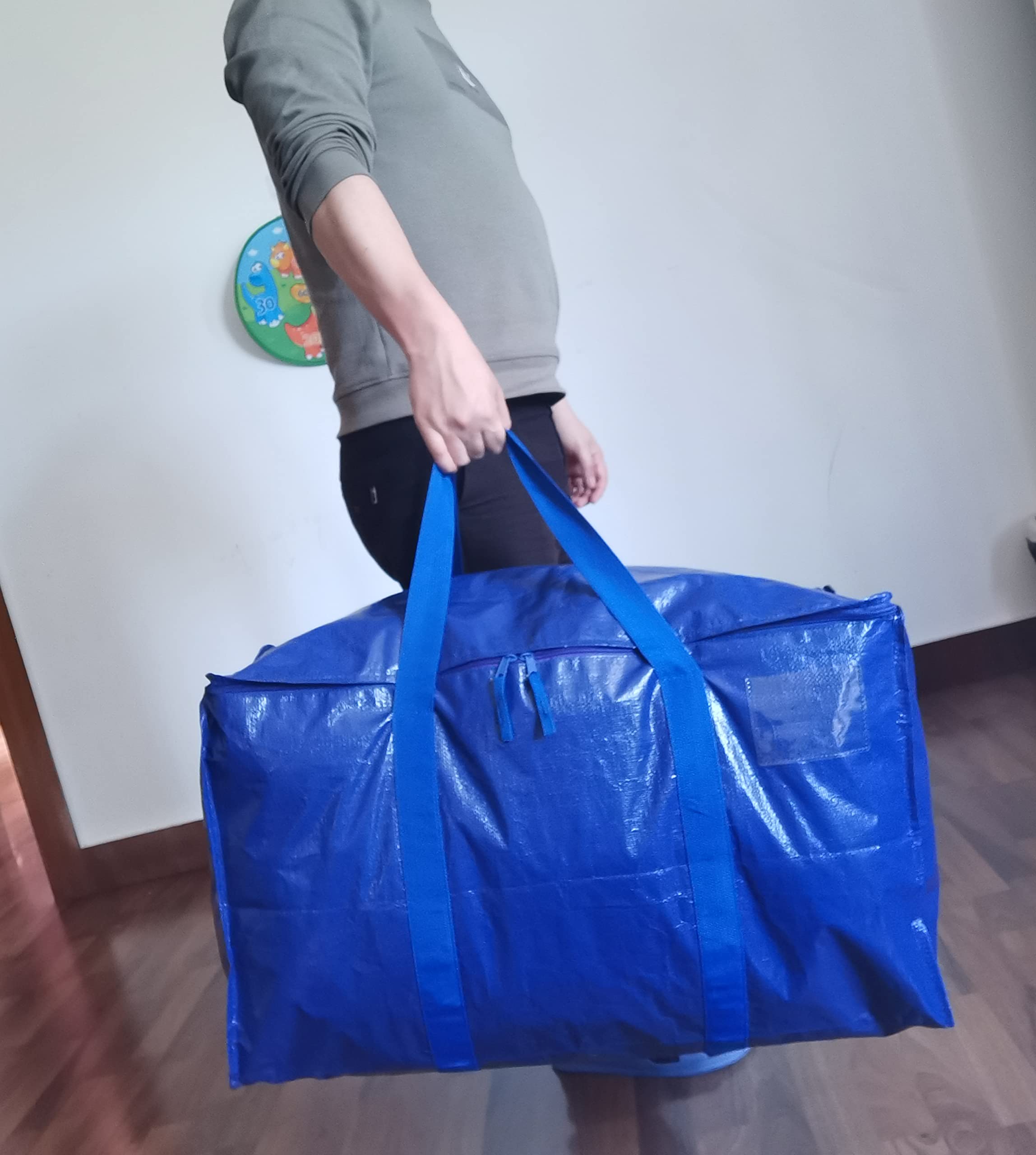 Yun Xuan Reusable Moving Bags, Large Storage Bags for Space Saving ,The Best Choice (6 Pack)