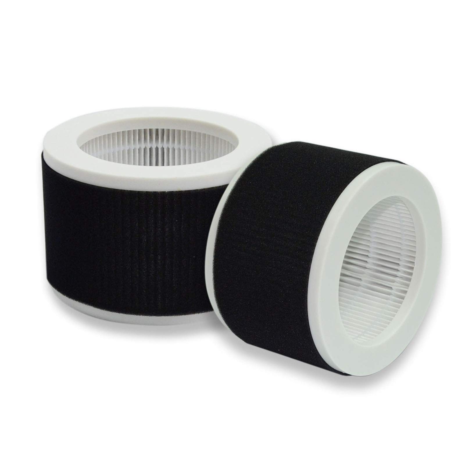 PUREBURG EPI810 Replacement Filters Compatible with Mooka & KOIOS EPI810 Air Purifiers,H13 HEPA 3-Stage Filtration Activated Carbon Air Clean Dust VOCs,2-Pack