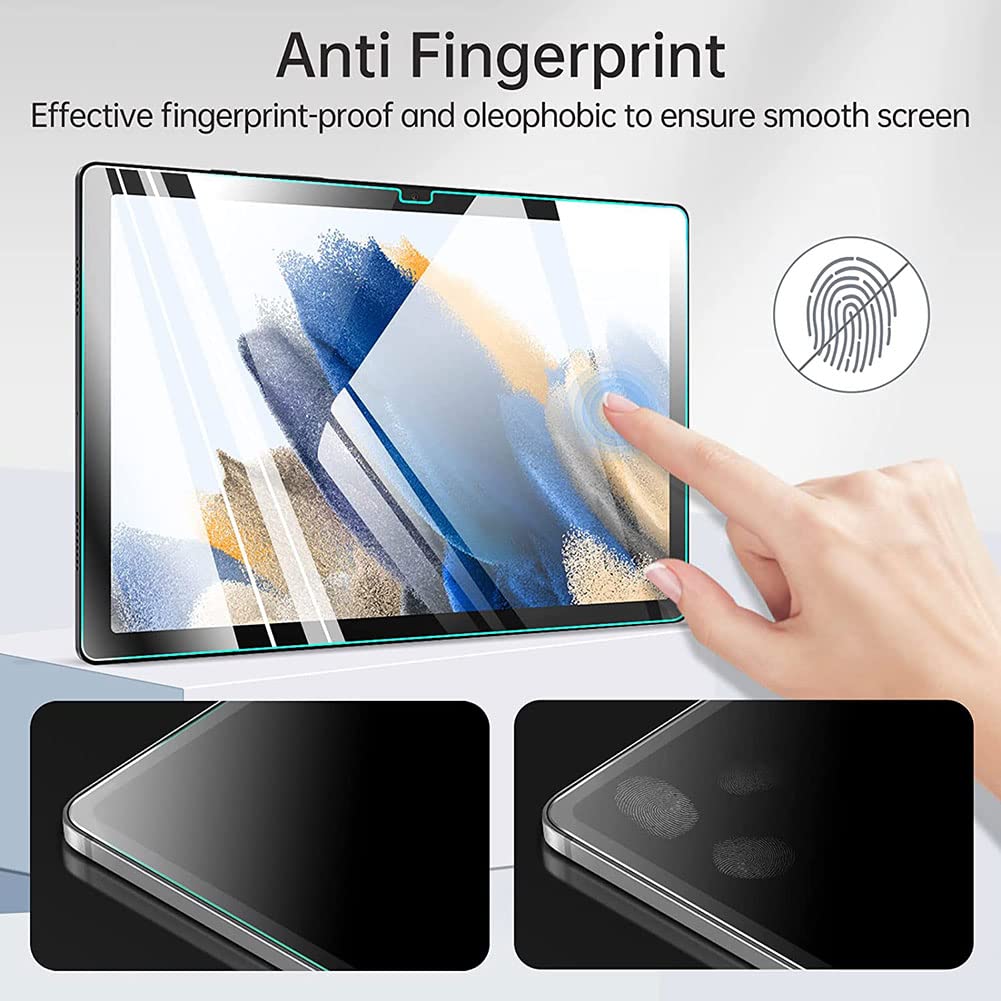 YongMai 【2 Pack】 Tempered Glass Screen Protector for Galaxy Tab A8 (2022 Released), High Definition & 9H Hardness Anti-Scratch,Sensitive Screen Film for Galaxy Tab A8 10.5inch (SM-X200/X205/X207)