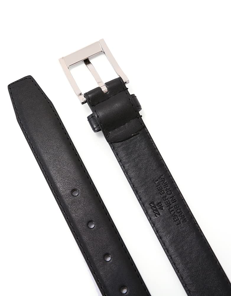 WowoHK Western Deer Pattern Belt for Men without Buckle - Cowboy Belt 1.5" Genuine Leather Belt for Jeans (black, r2)