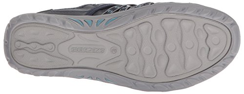 Skechers Women's Reggae Fest-Marlin-Fisherman Open Back Mule Relaxed Fit & A/C Memory Foam Water Shoe, Navy, 9 M US