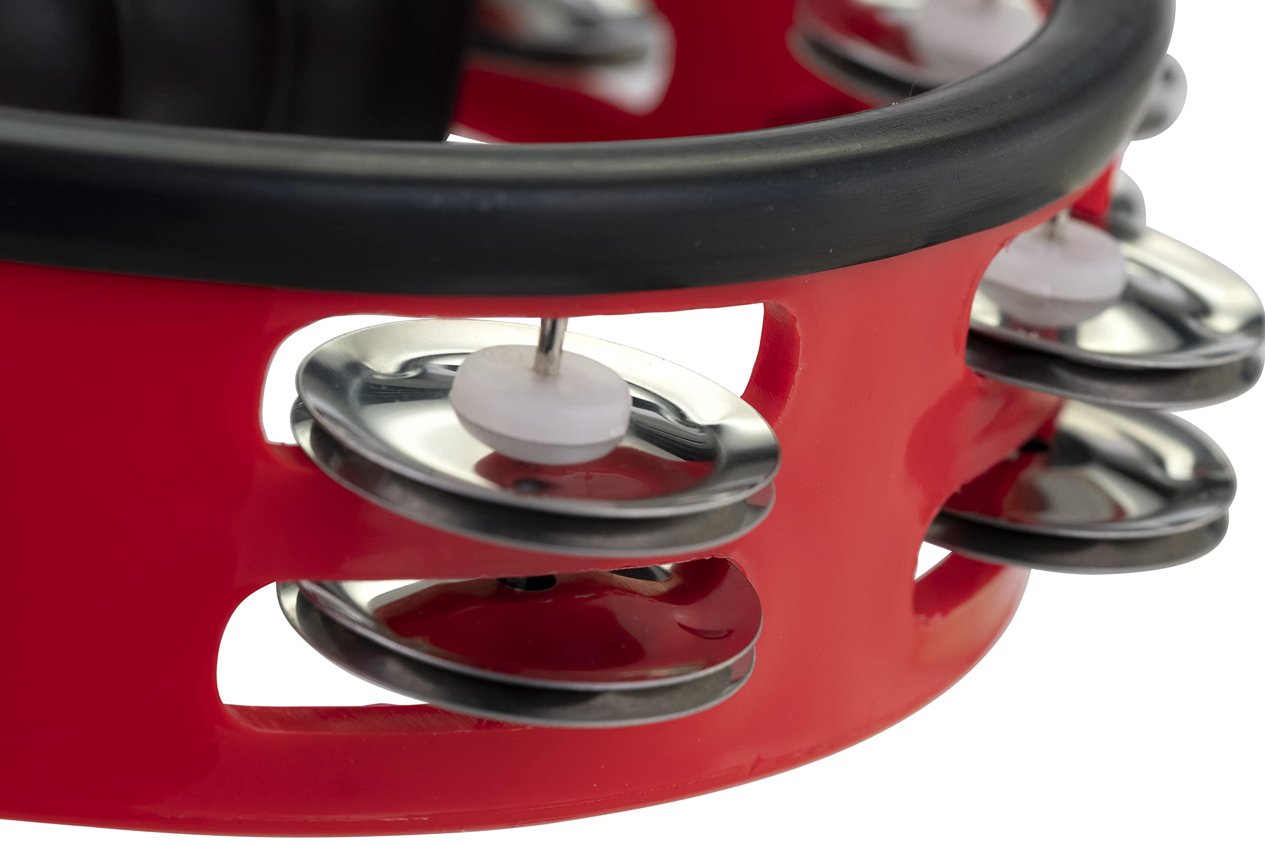 Pearl PTM50SHR Ultra Grip Tambourine, Steel Jingles