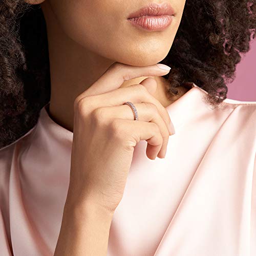 Pandora Jewelry Inspiration Within Cubic Zirconia Ring in Rose, Size 7