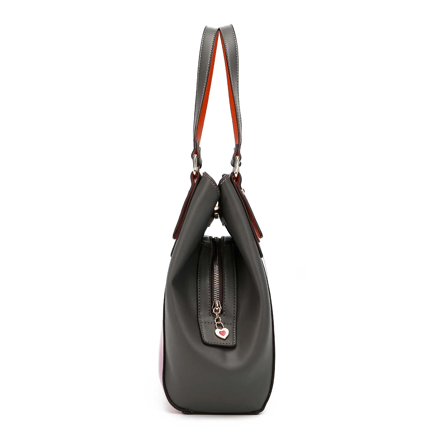 Nicole Lee Nikky Scooter Sophie Fashion Print Hobo Bag, White Vegan Leather Handbag