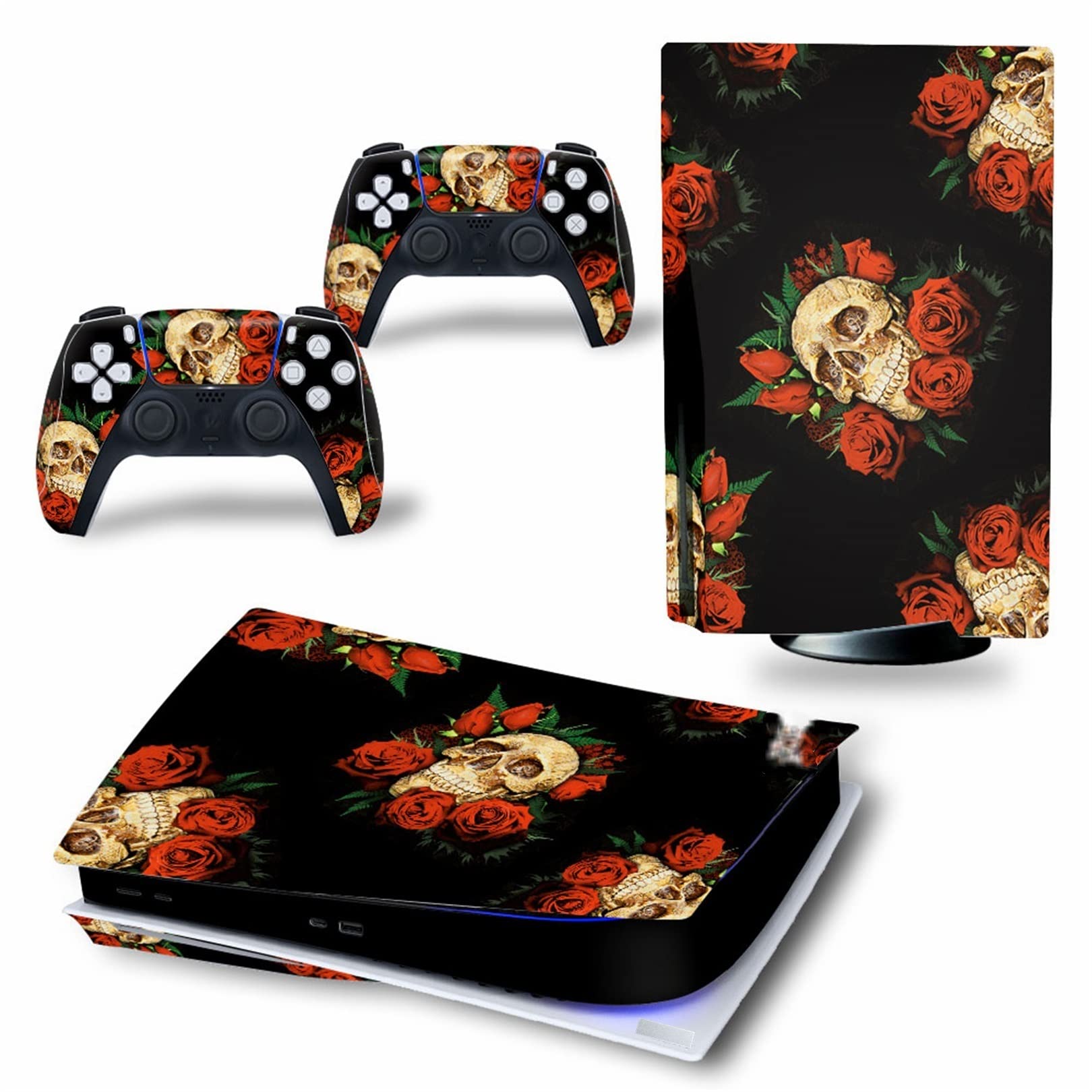 WREXIL LEEWEE for PS5 Skin Disc Edition & Digital Edition Console and Controller Vinyl Cover Skins Wraps Scratch Resistant, Compatible 71489 No Foaming (Size : Digital Edition)