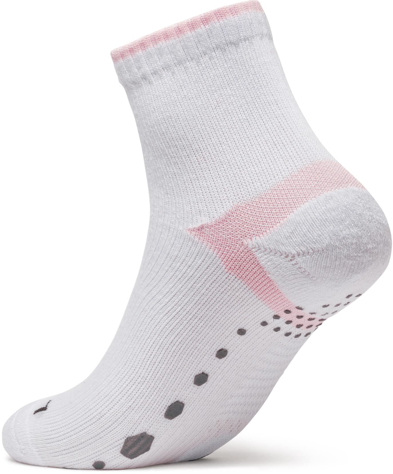 TSLA Men's Athletic Cushioned Comfort No Show/Short Crew Socks, Sport Running Socks with Mesh, No Show 6Pairs Black, Large