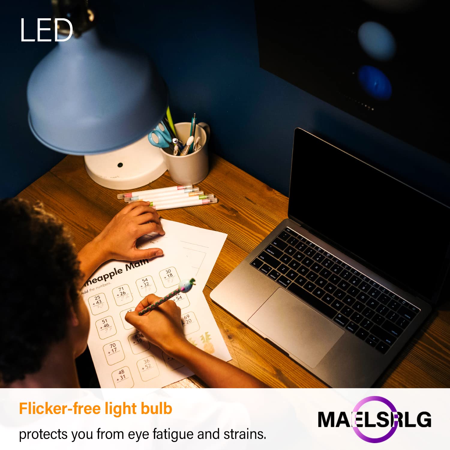 R14 LED Bulb, Mini Reflector Floodlight Light Bulbs, 40W Equivalent, 5000K Daylight, Flicker-Free, 3W 300 Lumens, Non-Dimmable, E26 Base, Pack of 6 - Curio Cabinet Light Bulb, Short Light Bulbs